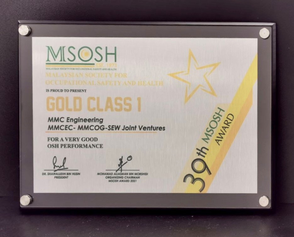 MMC Engineering - MSOSH Award 2021
